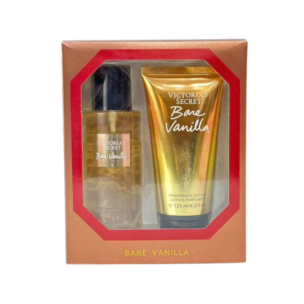 Victoria's Secret Bare Vanilla Mist and Lotion Duo Gift Set-125ml ...